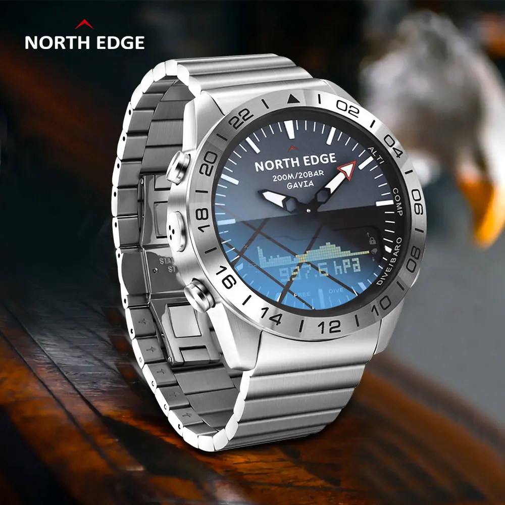 Original North Edge GAVIA Business Smart Watch Lusso