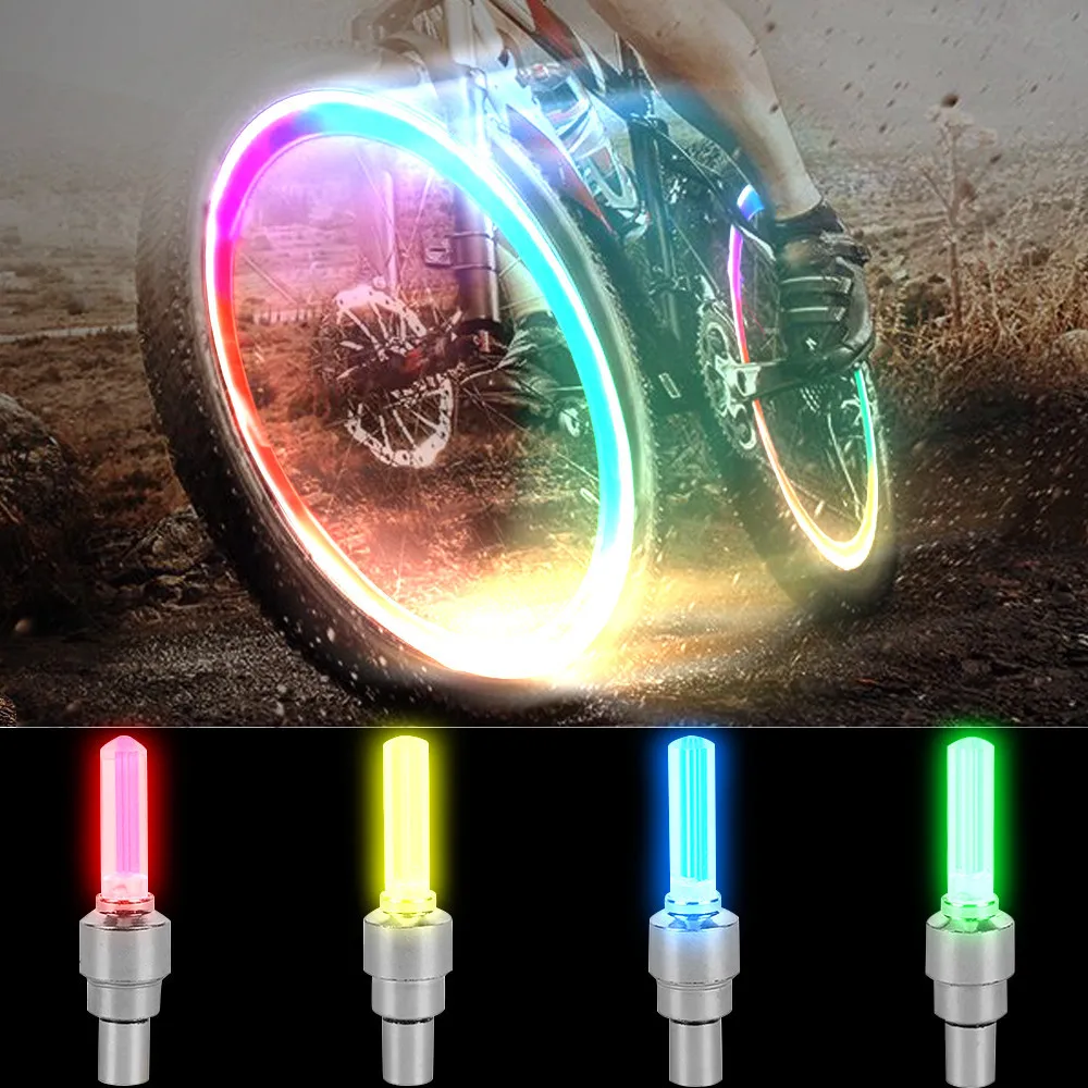 Bike-Valve-Caps-Lamp-Neon-Spoke-Light-Bike-Cool-LED-Flash-For-Road ...