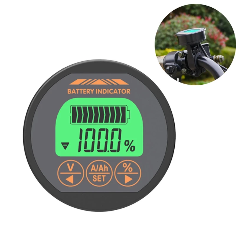 DC 8-80V 50A 100A 350A TR16 Coulomb Counter Meter Battery Capacity ...