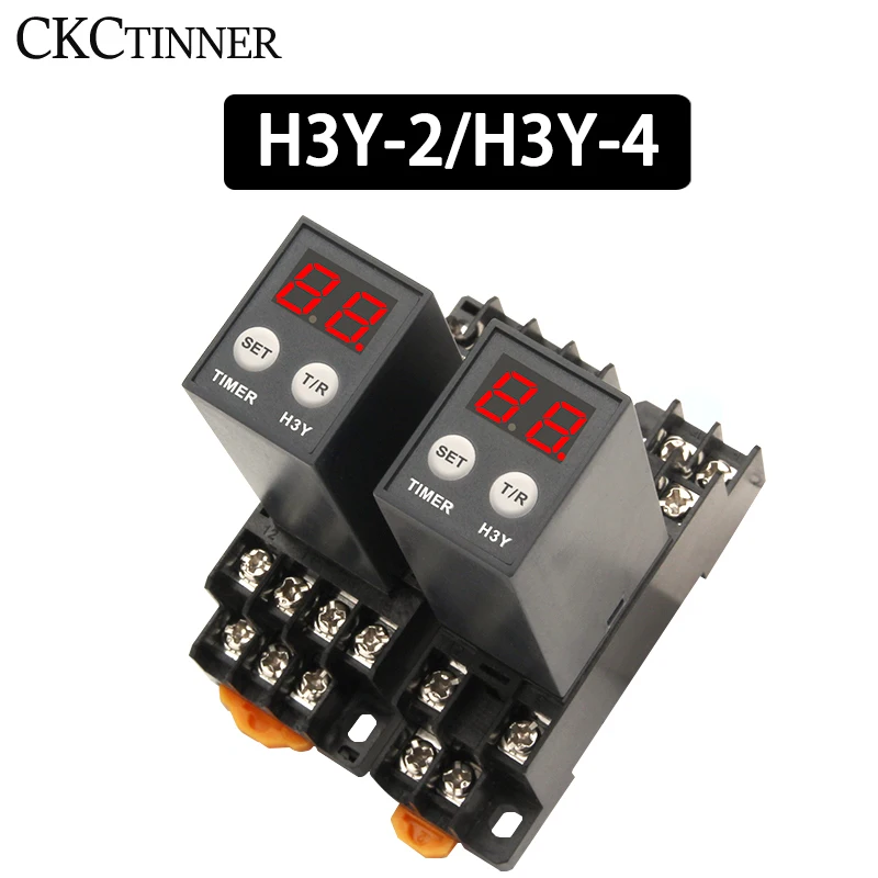 New-small-digital-display-H3Y-2-H3Y-4-time-relay-cycle-time-control ...