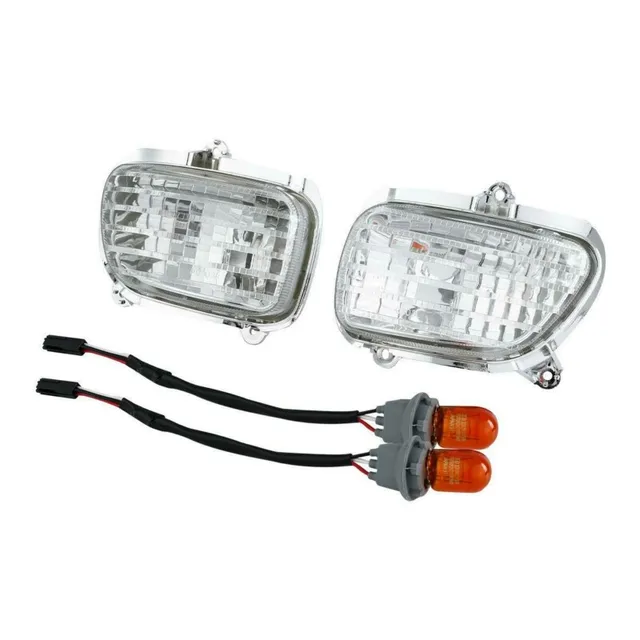 Motorcycle Turn Signal LED Rectangular Running Fog Light Kit For Honda ...