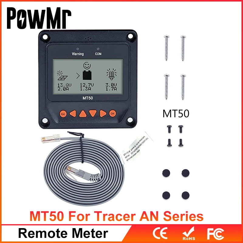 Epever Mt50 Remote Display For Tracer-an Remote Meter Mt-50 For Epever ...