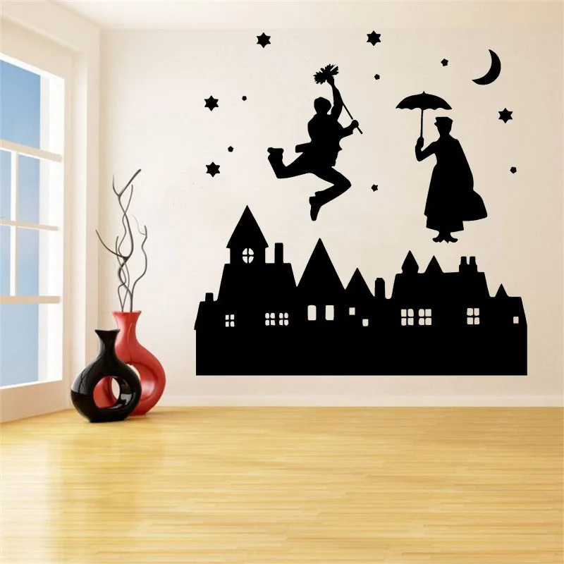 Magic-Castle-Wand-Aufkleber-Dekoration-Aufkleber-Home-Decor ...