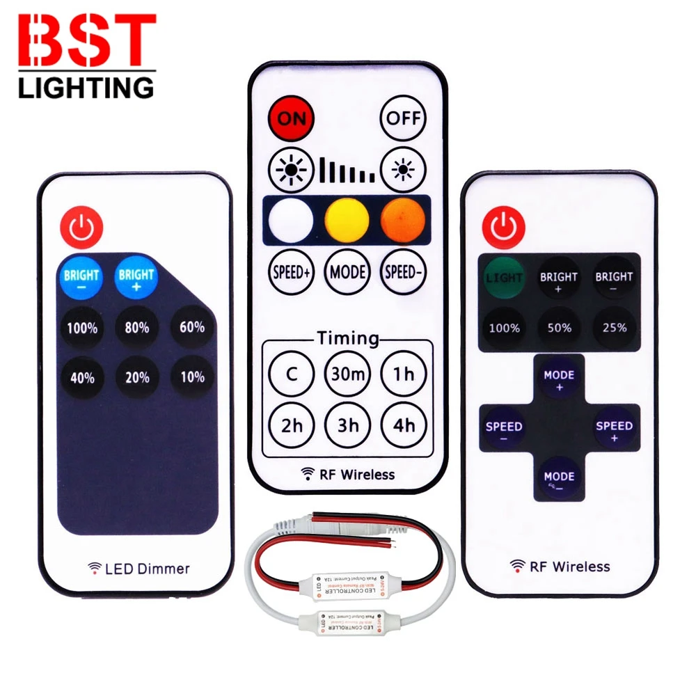 MINI-3-9-11-14Keys-RF-Wireless-Remote-Led-Dimmer-Controller-For-2835 ...