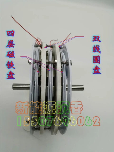 High efficiency, low speed, low resistance, brushless, double-layer ...