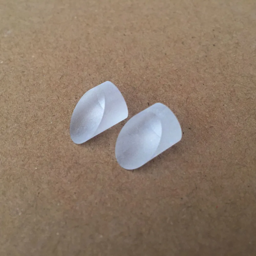 Optical Glass Lens Wedge Prism with Angle Diameter 9MM Inclined Plane ...