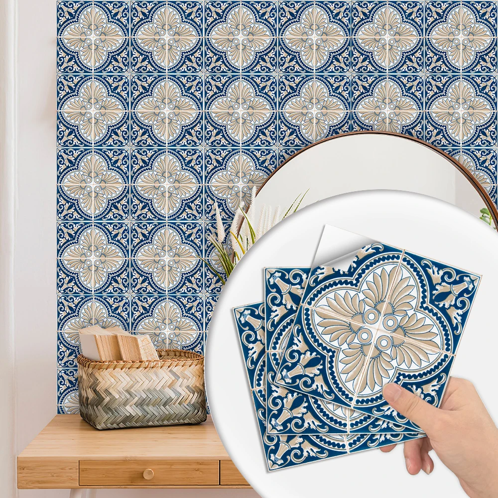 10pcs-Moroccan-Style-Hard-Tiles-Wall-Sticker-Kitchen-Backsplash ...