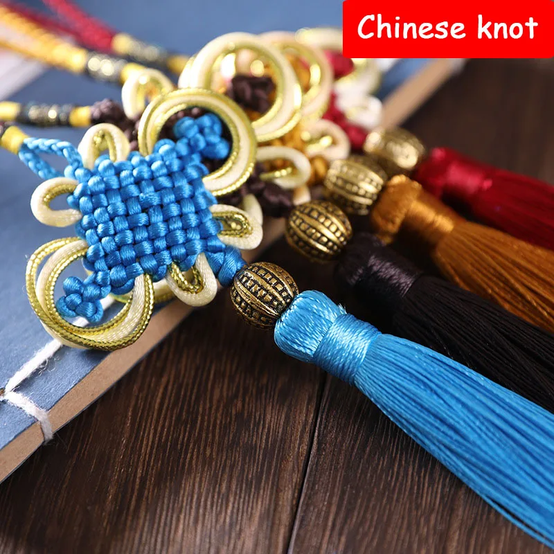 2Pcs-Chinese-Knots-Beads-Tassel-Fringe-Pendant-DIY-Craft-Material-Party ...