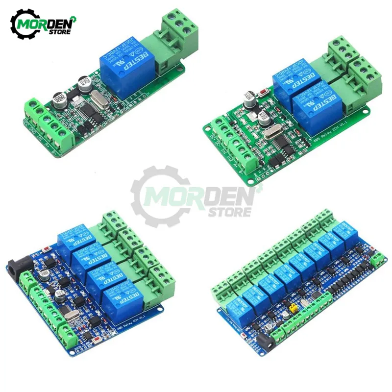 Modbus RTU 1/2/4/8 Channel Relay Output Board - Configuration - Home ...