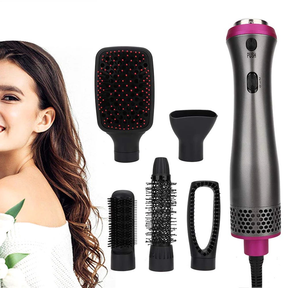 5-in1-Hair-Dryer-Hot-Air-Comb-Set-Professional-Curling-Brush-Hair-Multi ...