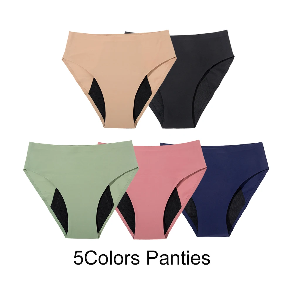 Heavy-Flow-Seamless-Period-Underwear-Women-Panties-Menstrual-Pants-Sexy ...