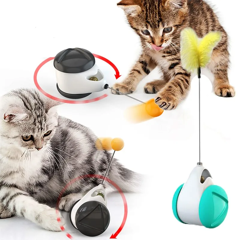 Tumbler-Swing-Toys-for-Cats-Kitten-Interactive-Balance-Car-Cat-Chasing ...