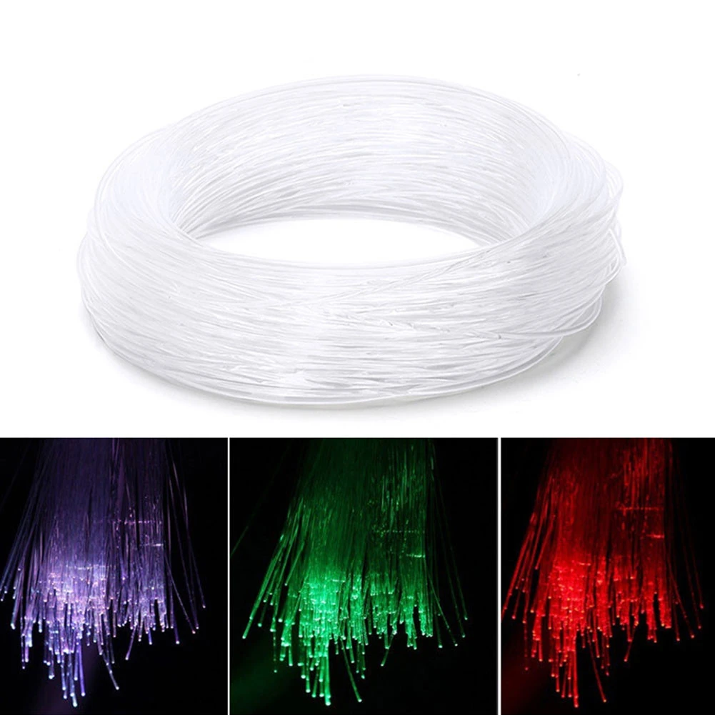 Pmma 1m/2m Side Glow Optical Fiber Cable 1/1.5/2/3/4mm Diameter Car ...