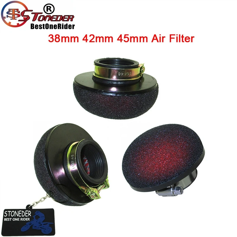 45mm Air Filter Pod Pit Dirt Bike Atv Go Kart Universal Universal Air ...