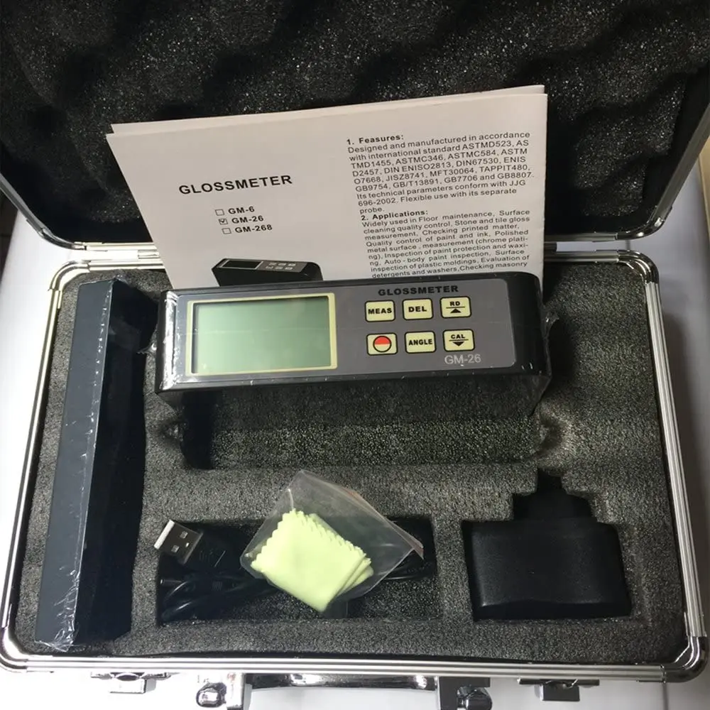 Digital Glossmeter Gloss Meter with Range 0.1 to 200 Gloss Units ...