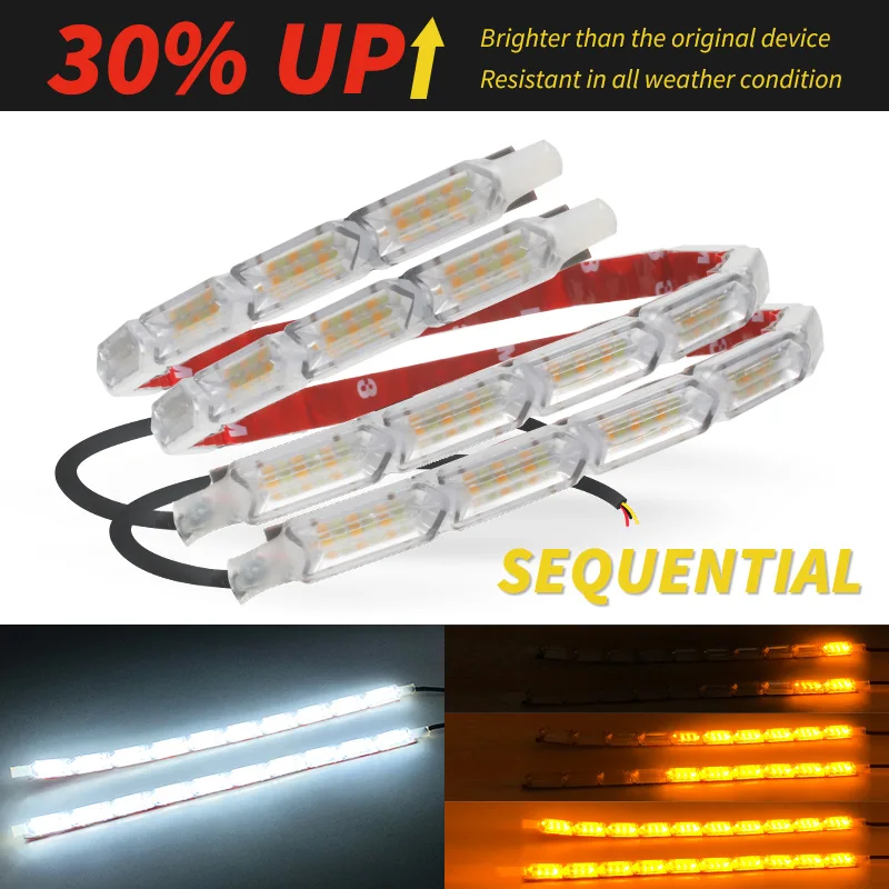 LED-Daytime-Running-Light-Sequential-Runs-Scan-Strip-Turn-Signal-Lamp ...