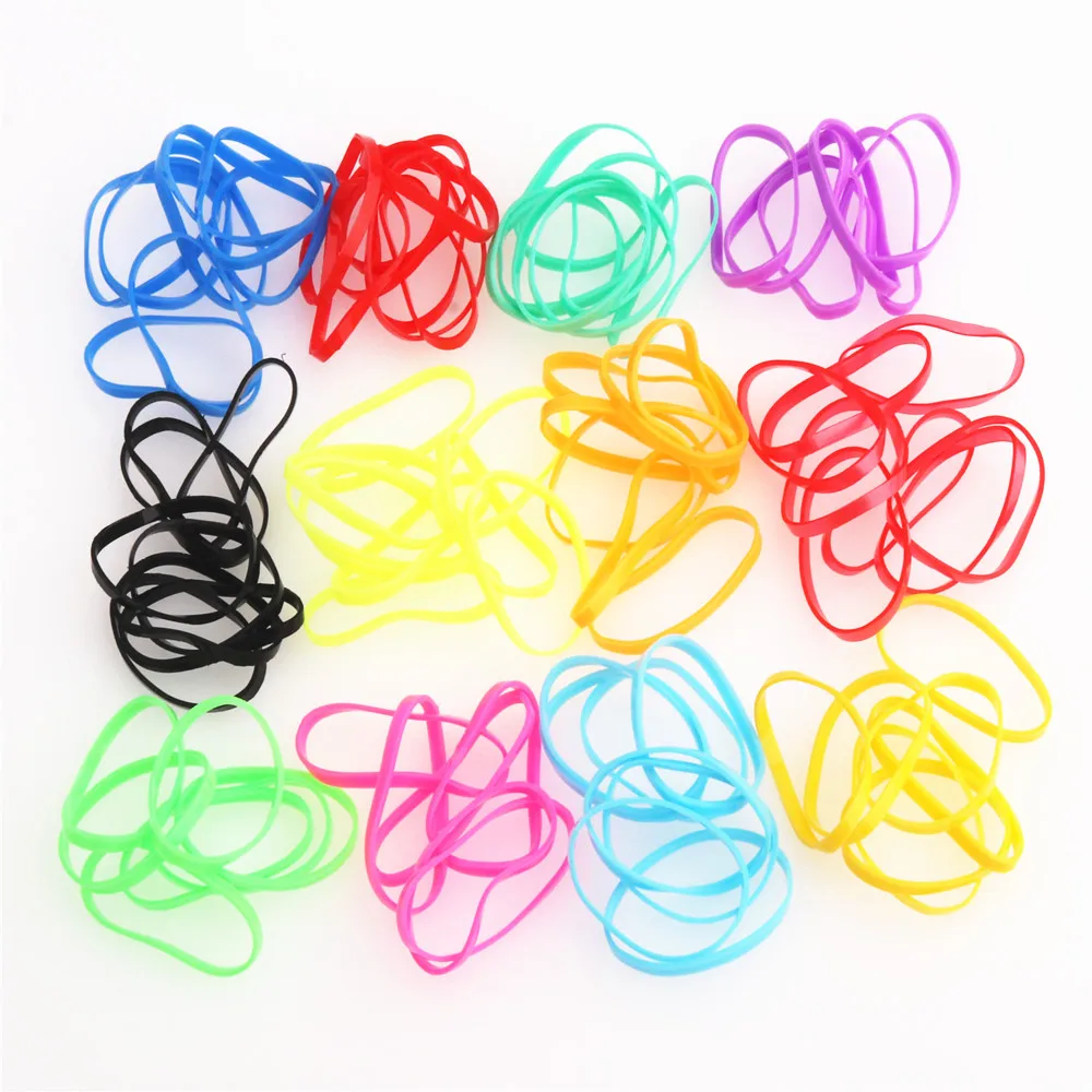 High-quality-902-Multicolour-14color-Elastic-Rope-Rubber-Band-Women ...