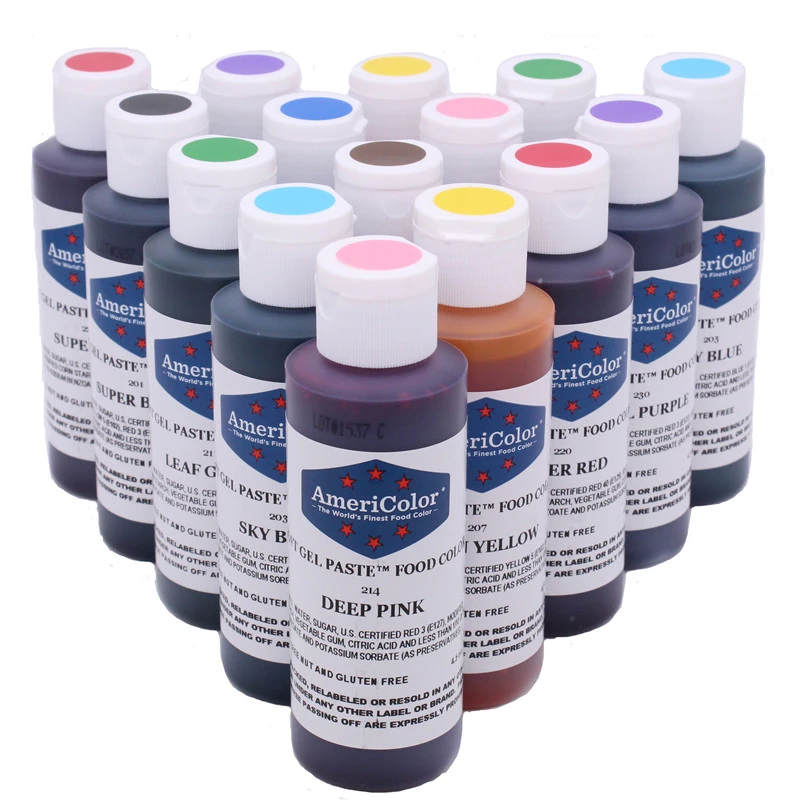 128g American Americolor Natural Edible Coloring Fondant Biscuits ...