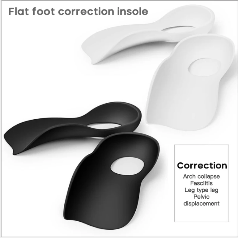 Large Size Insole For Flat Foot O shaped Legs Arch Support Plantar ...