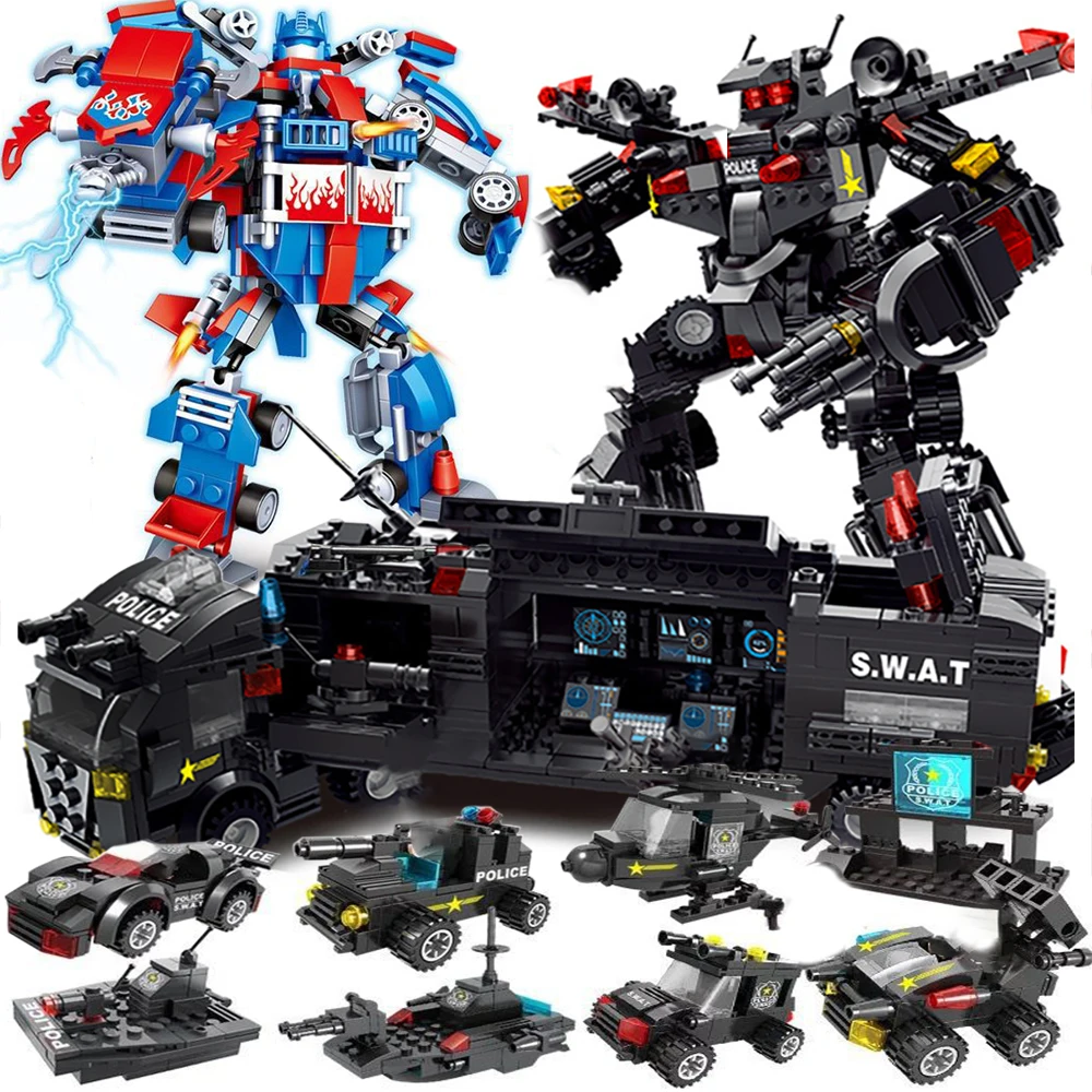 Transformer Helicopter Space Shuttle Set