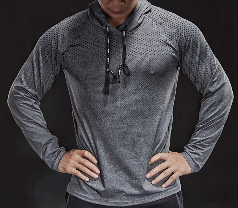 Anti Sweat Long Sleeve Men’s Gym Workout Hoodies - Men's Fitness ...