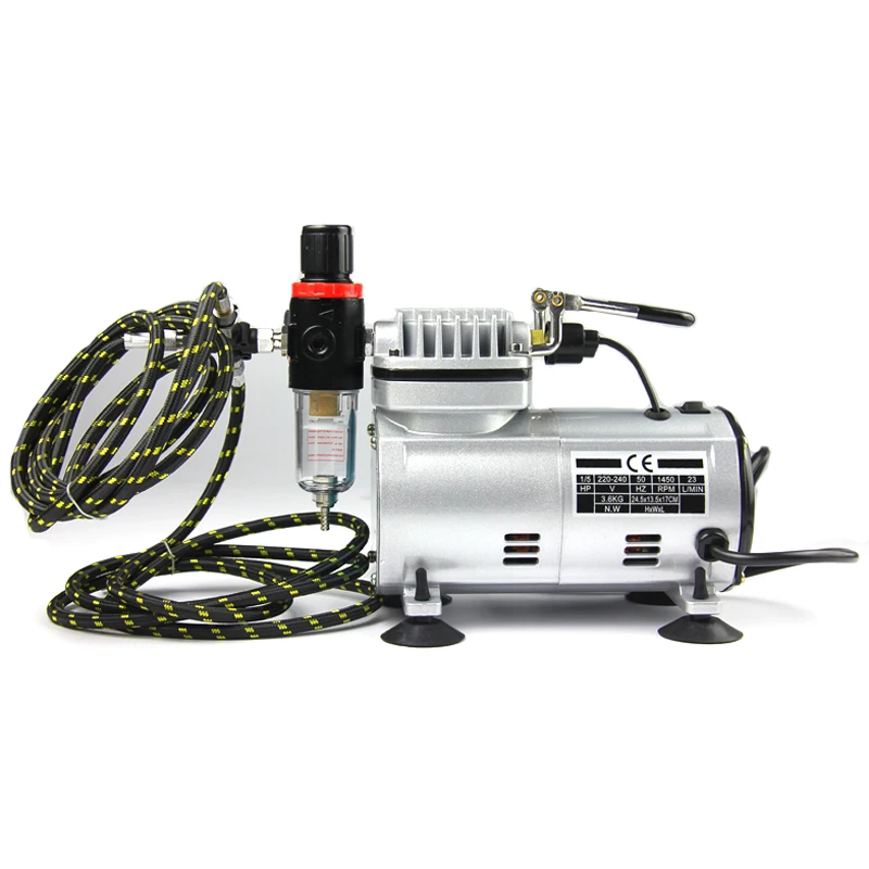 Professional Airbrush Compressor Quiet High-pressure Pump Tattoo ...