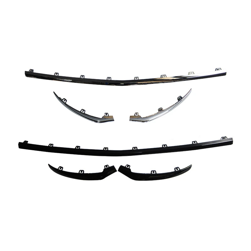 Front Bumper Lip Chrome trim Spoiler Splitters For GLC X253 C253 W253 ...