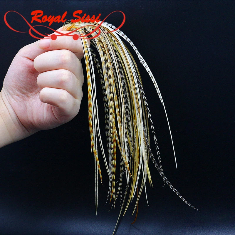 Pluma para atar moscas, 20 plumas de colores mezclados, talla 12 14 ...