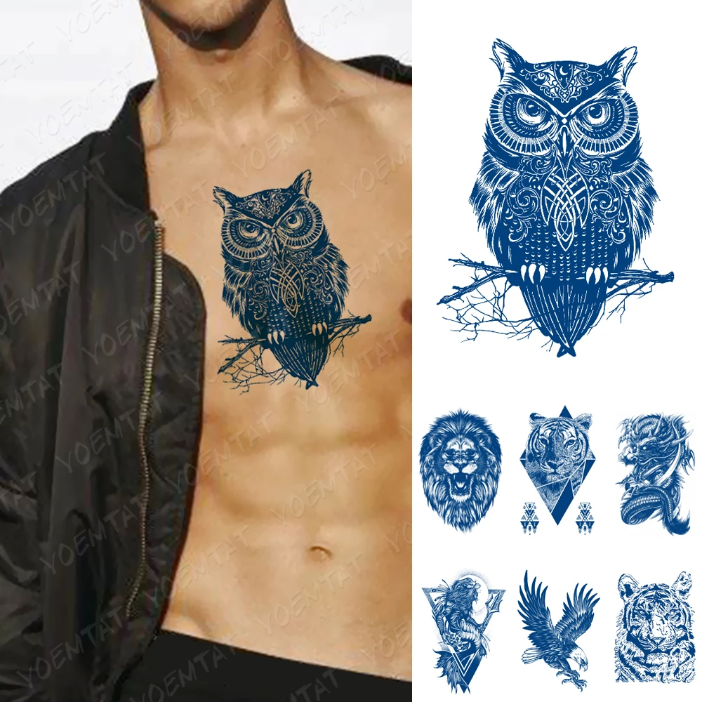 Mechanical Owl Tattoo