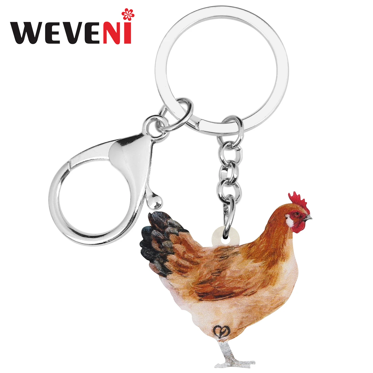 Chicken Keyring | canoeracing.org.uk