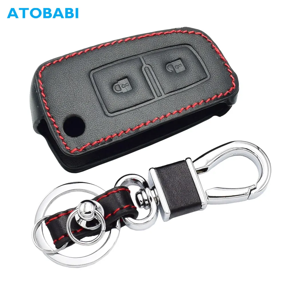 Leather Car Key Case For Nissan X-trail Juke Qashqai Micra Pulsar 2014 ...