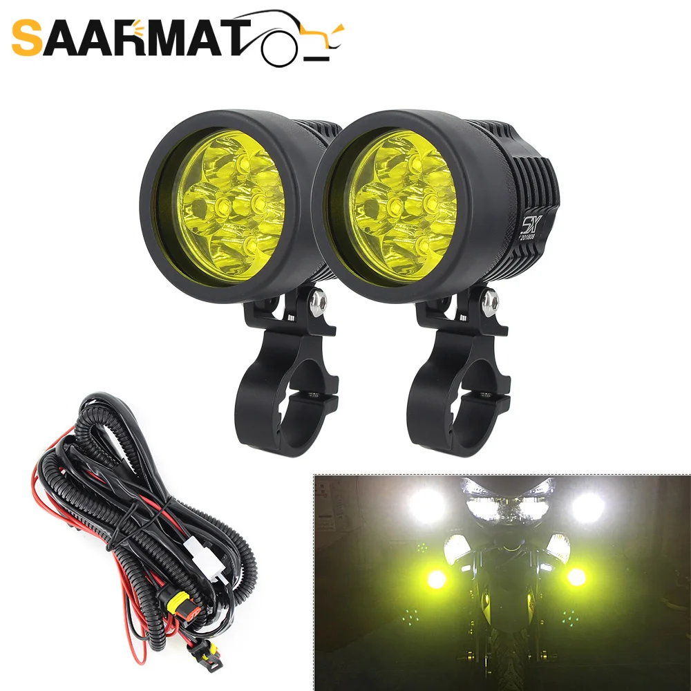 Faro LED Universal L6X para motocicleta, foco de 8000LM para Moto ...