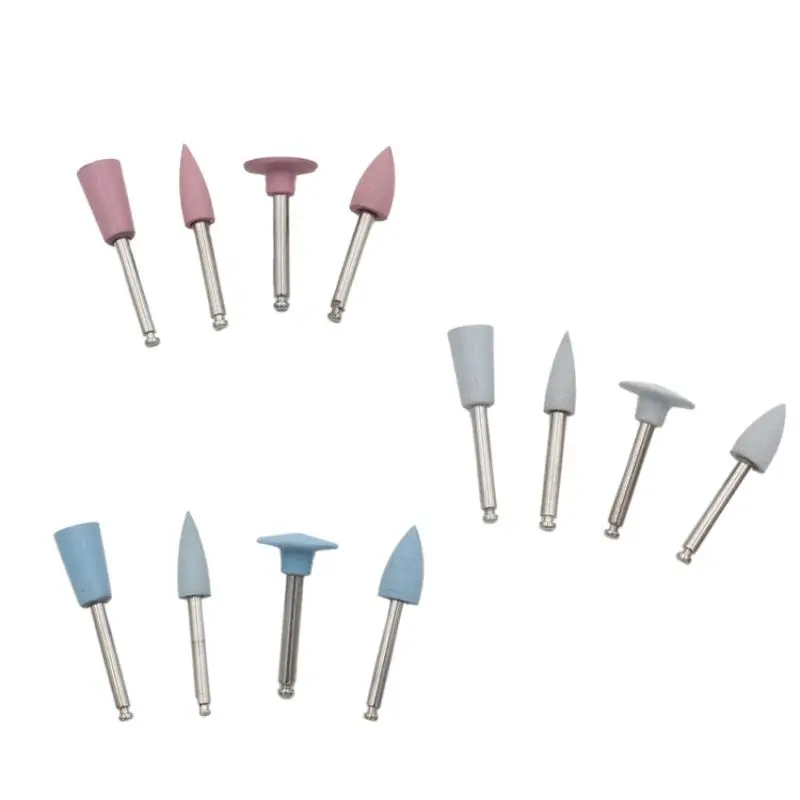 10pcs/pack Dental Silicone Grinding Heads Teeth Polisher for Low-speed ...