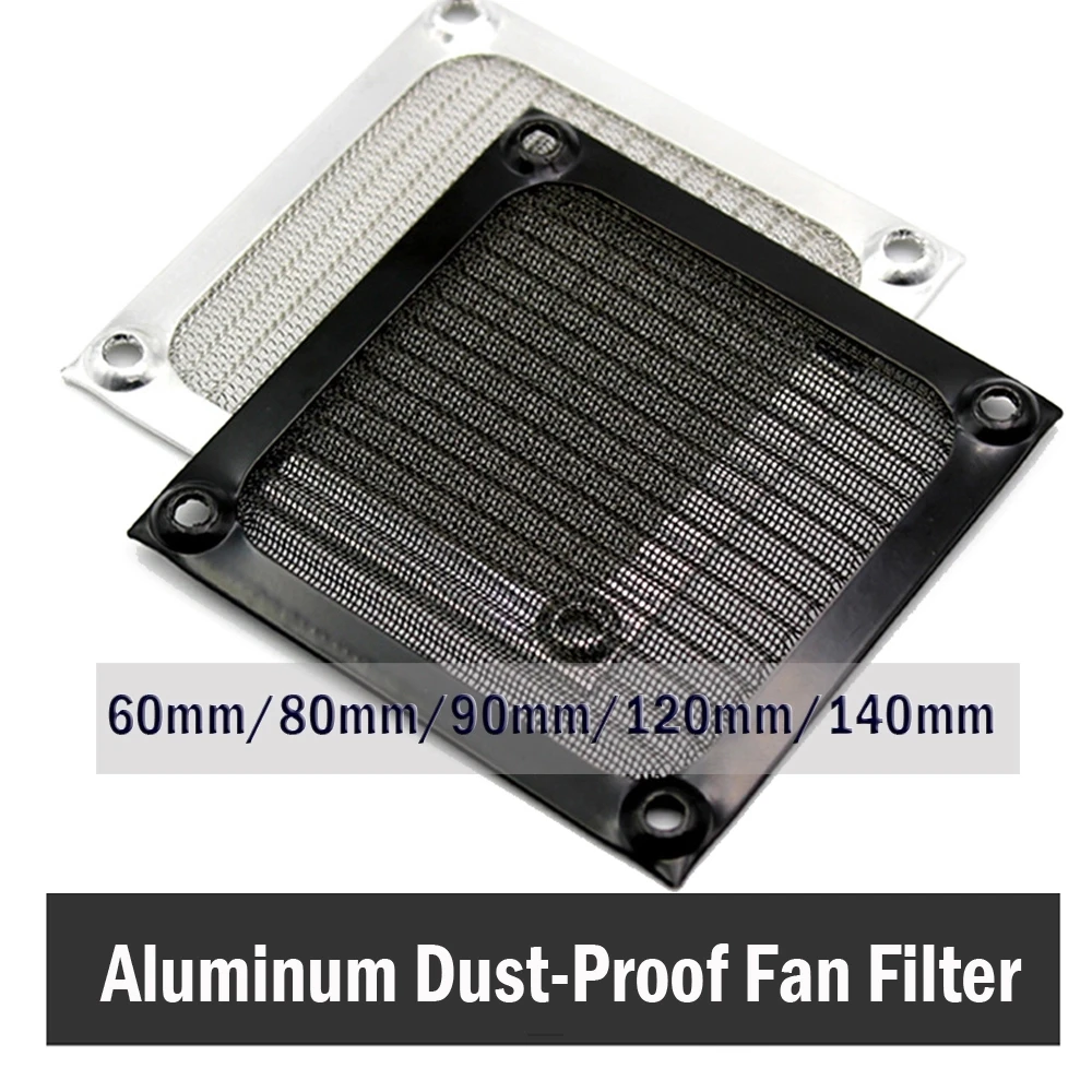 Gdstime Aluminum Dustproof Dust Filter Fan Grill Mesh Guard For PC CASE ...