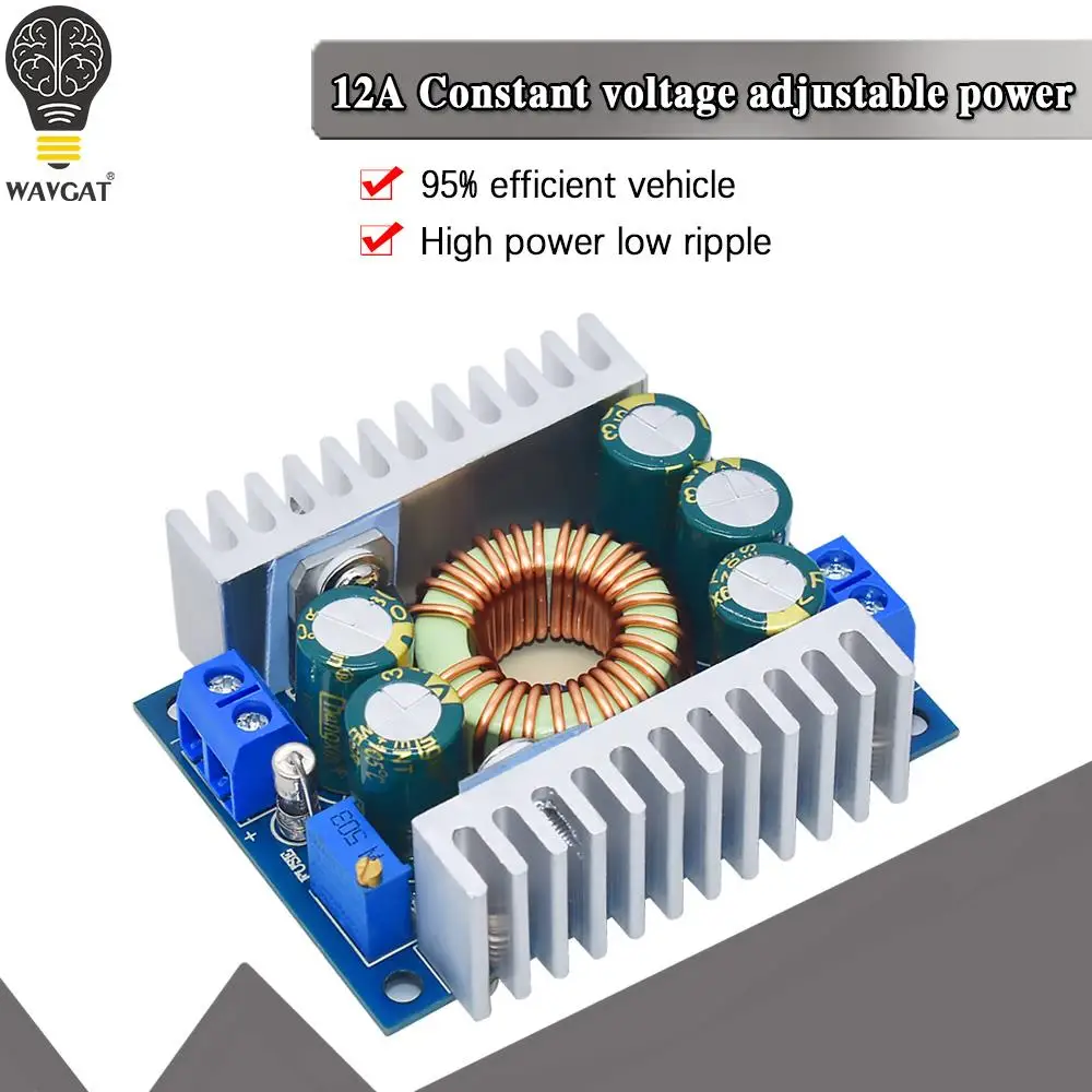 100W 5 40V 12A DC DC High Power Low Ripple Adjustable Step down Module ...