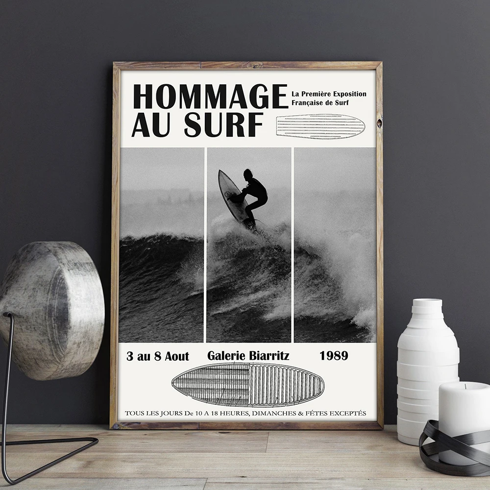 Les affiches Chanel surf : une décoration moderne et inspirante pour ...
