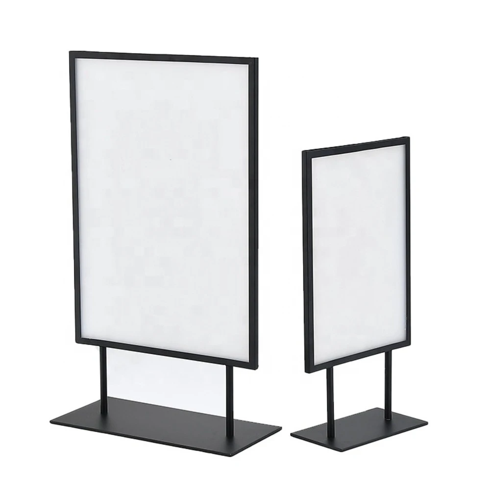 Retail Store Countertop Advertising Board Poster Display Label Rack ...