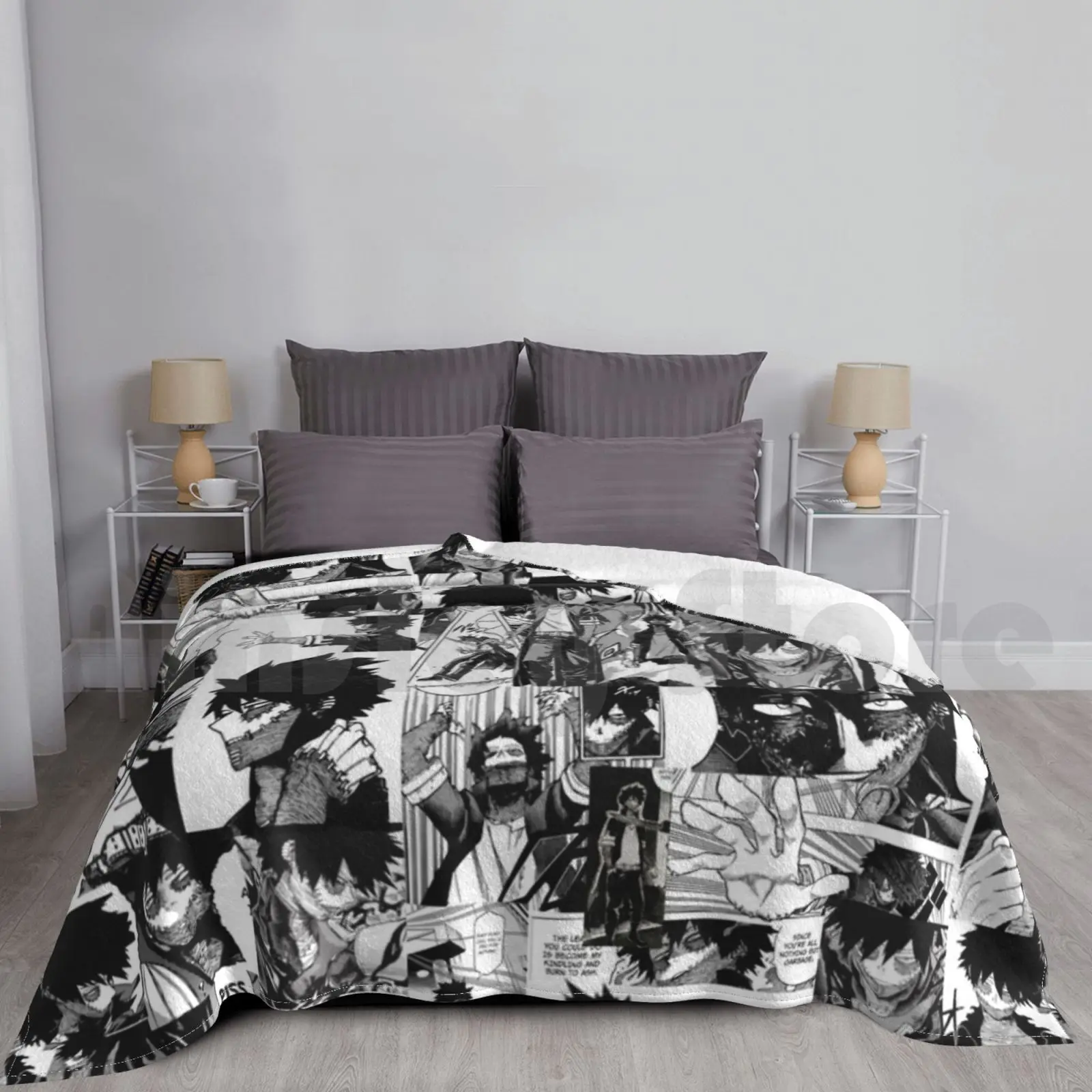 Dabi Collage Blanket Fashion Custom 3055 Dabi Bnha Boku No Hero ...