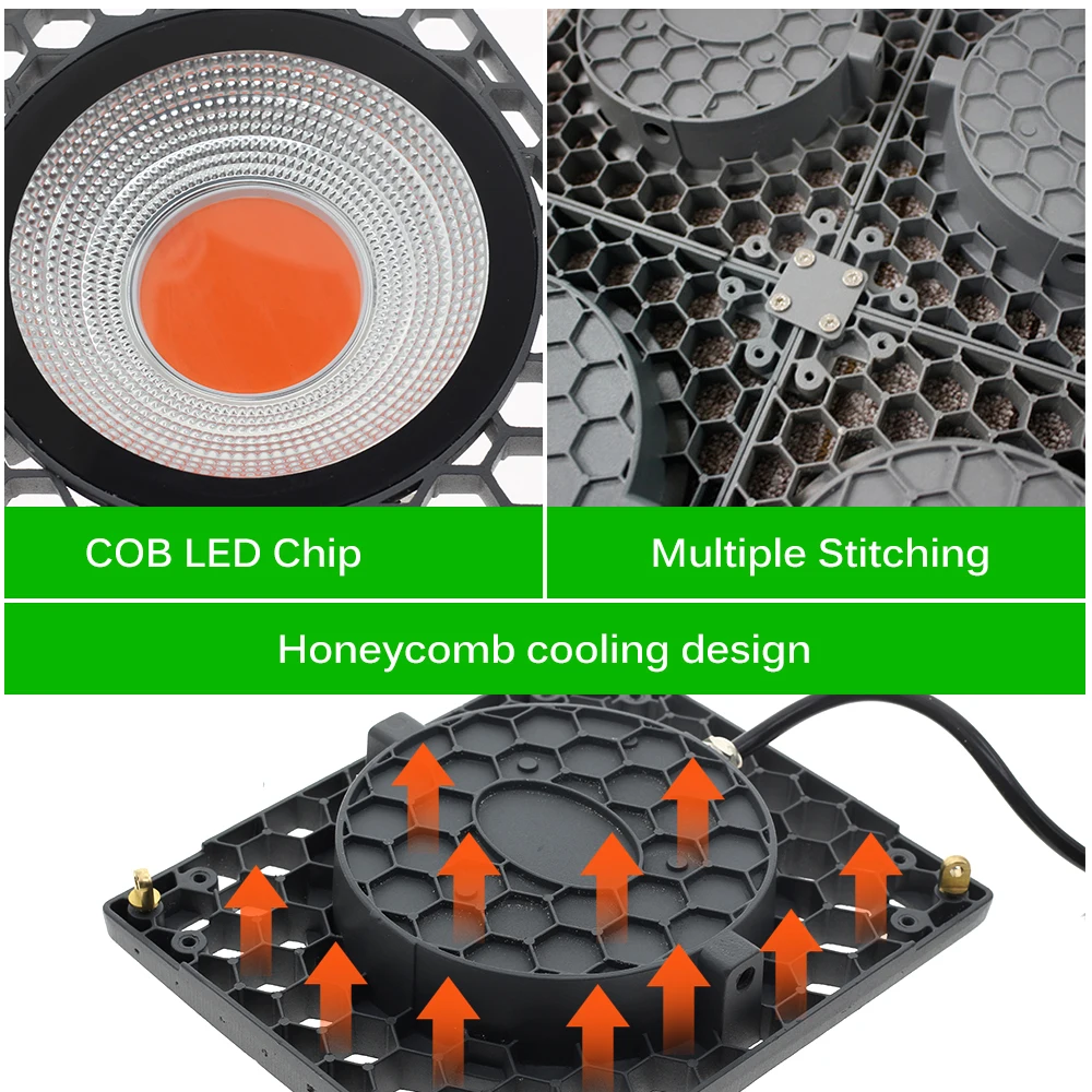 Светодиодный светильник для выращивания, высокая световая эффективность ...