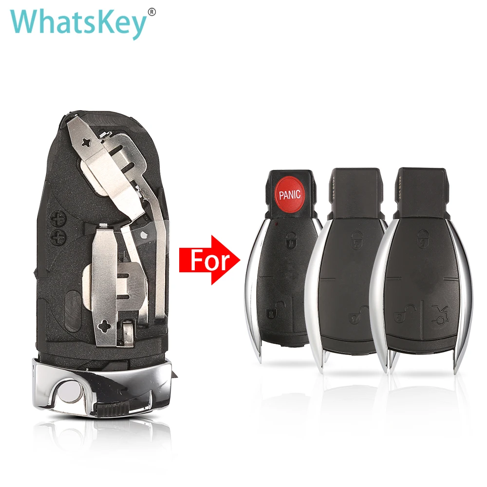 Smart-Key-Dual-Battery-holder-With-Key-Blade-For-Mercedes-For-Benz-A-B ...