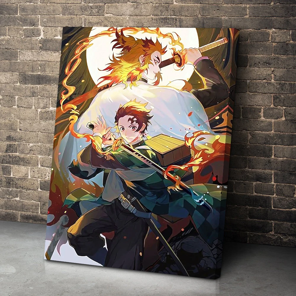 Painting Demon Slayer Painting Acrylic Art & Collectibles etna.com.pe