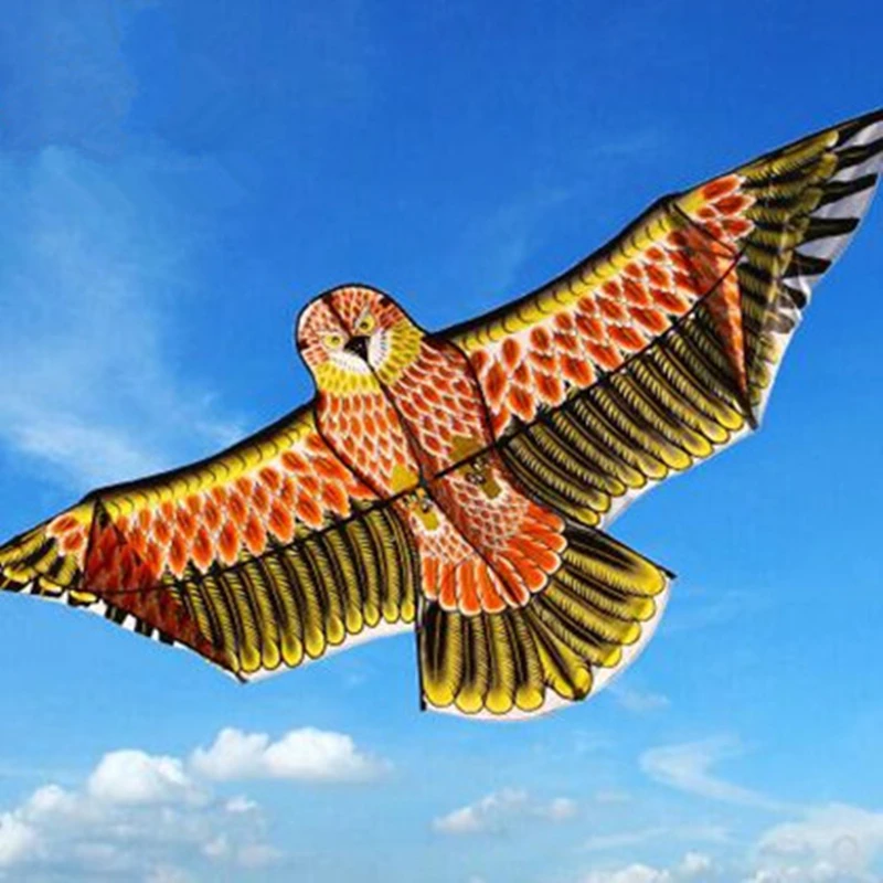 free-shipping-large-gold-eagle-kite-nylon-ripstop-kite-string-line ...