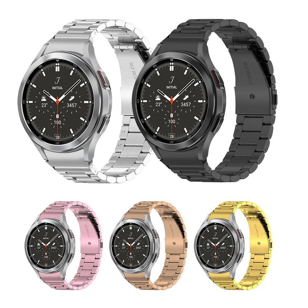 Stainless Steel Strap for Samsung Galaxy Watch 4 Classic 46mm 42mm ...