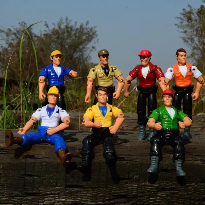 100mm 3.8" Workers Driver Doll 1/10 Scx10 Cc01 Tf2 F350 Wraith D90 ...