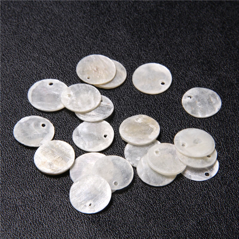 10-40mm-Matte-Transparent-Pearl-Shell-Slice-Round-Natural-Mother-of ...