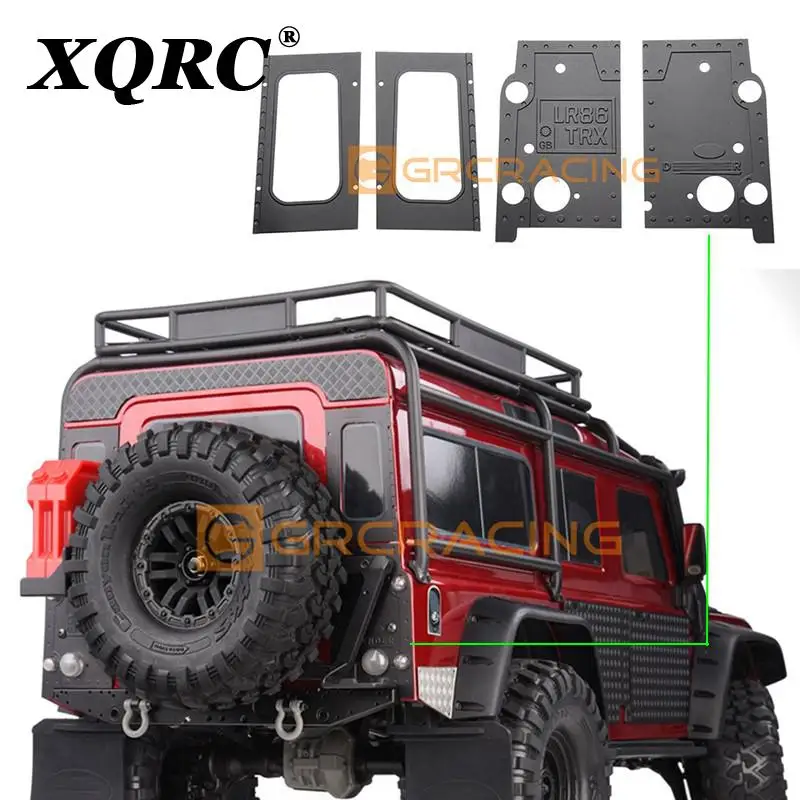 XQRC Trx4 shell, metal trim on both sides of the tail door, for 1 / 10 ...