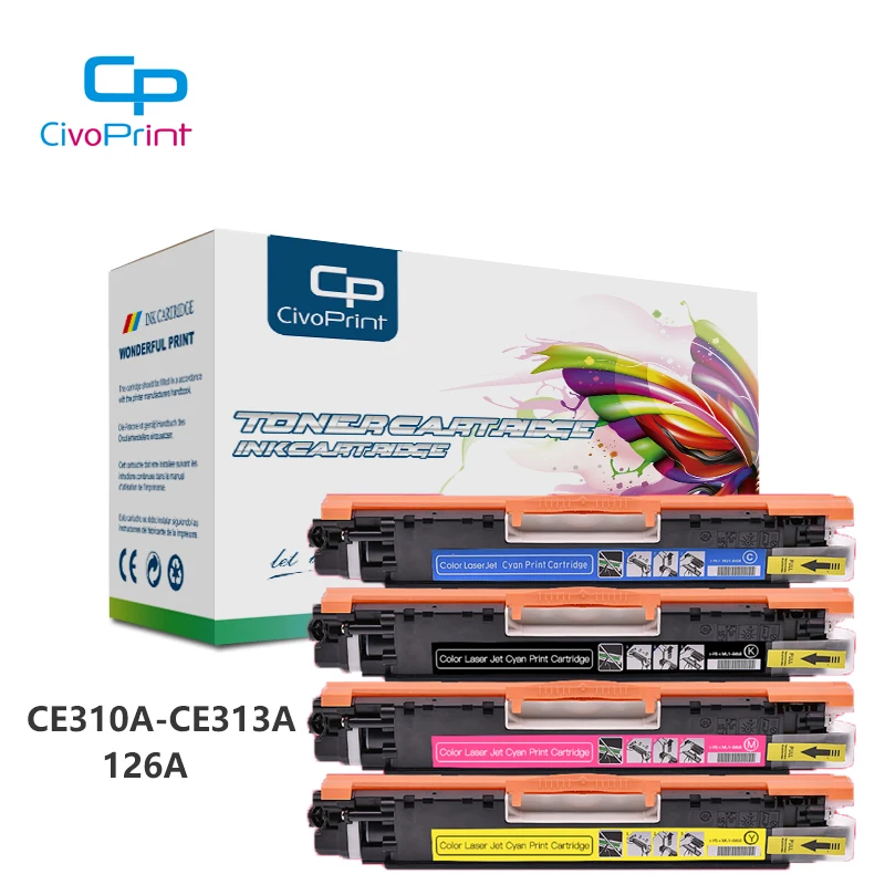 Civoprint-CE310-CE310A-ce311-hp126A-Toner-Cartridge-Compatible-For-Hp ...