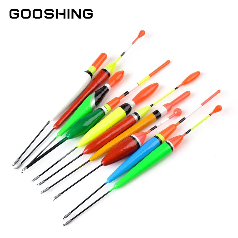 GOOSHING Juego de flotadores de pesca de caña de pescar, variados, de ...