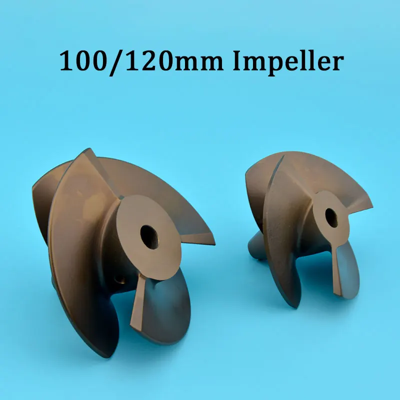 85mm/100mm/120mm Aluminium Impeller Water Jet Impeller / 316 stainless ...