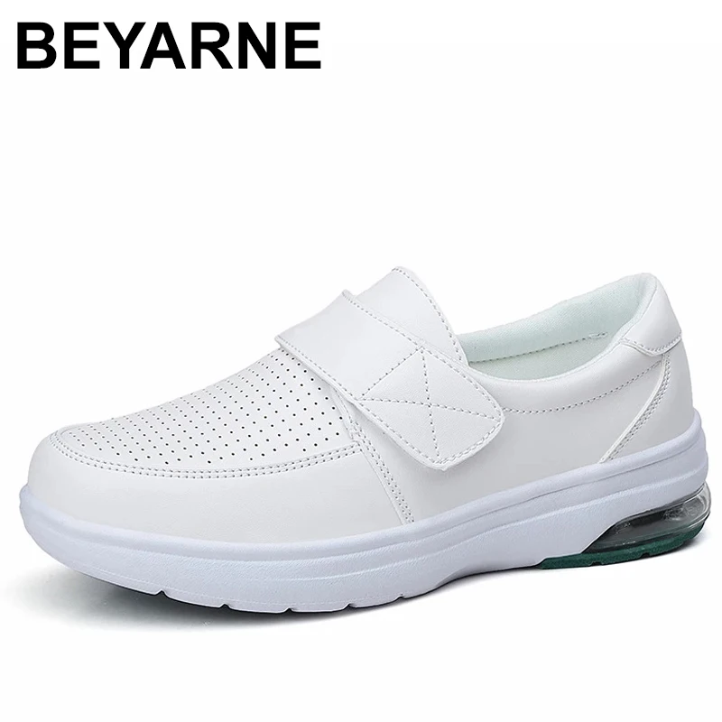 White Sneakers For Nursing